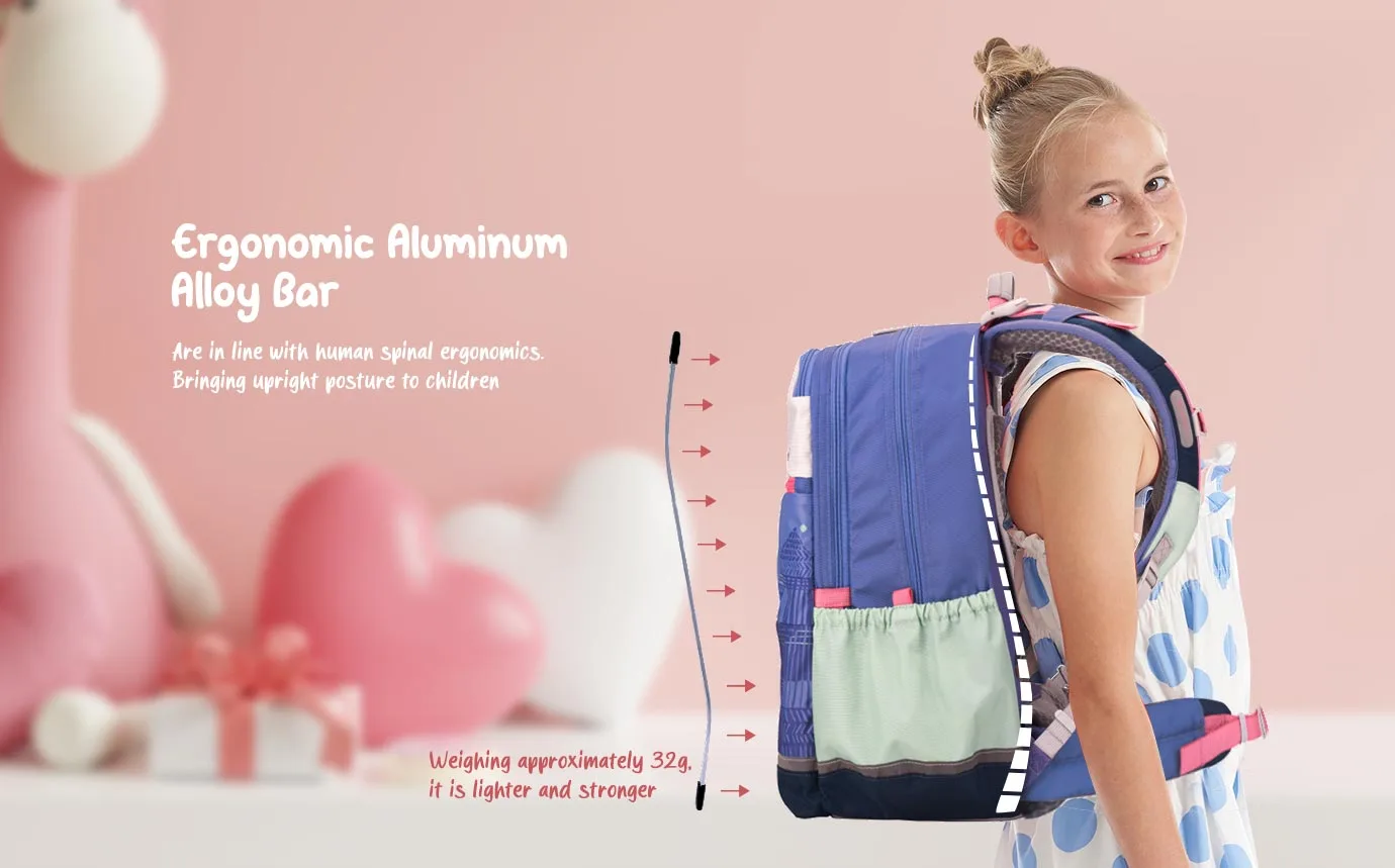 MoonRock school bag - Smart Spine, Sharp Mind. Comfort with Every Carry!