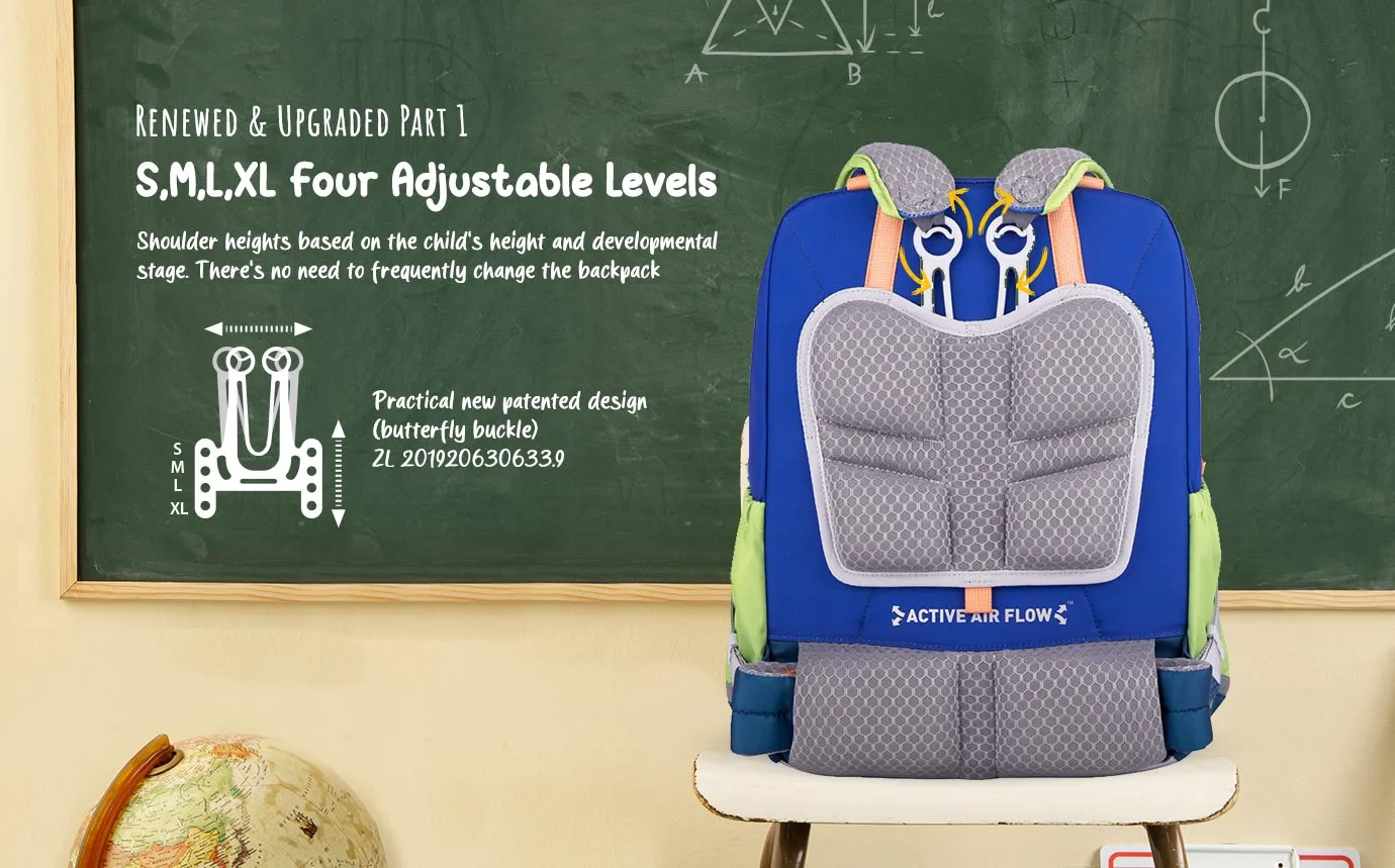 MoonRock school bag - Smart Spine, Sharp Mind. Comfort with Every Carry!